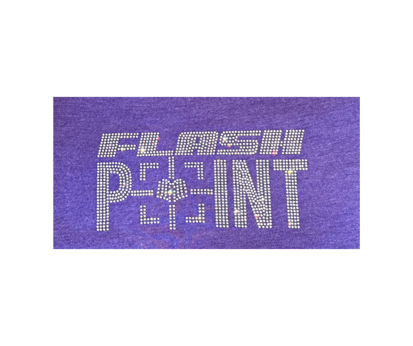 FlashPoint Rhinestone Purple Shirt – FlashPoint Store